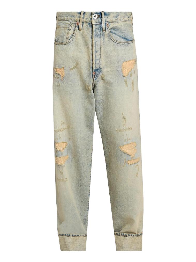 GUCCI Gucci Shirt Men Gnawed Blue